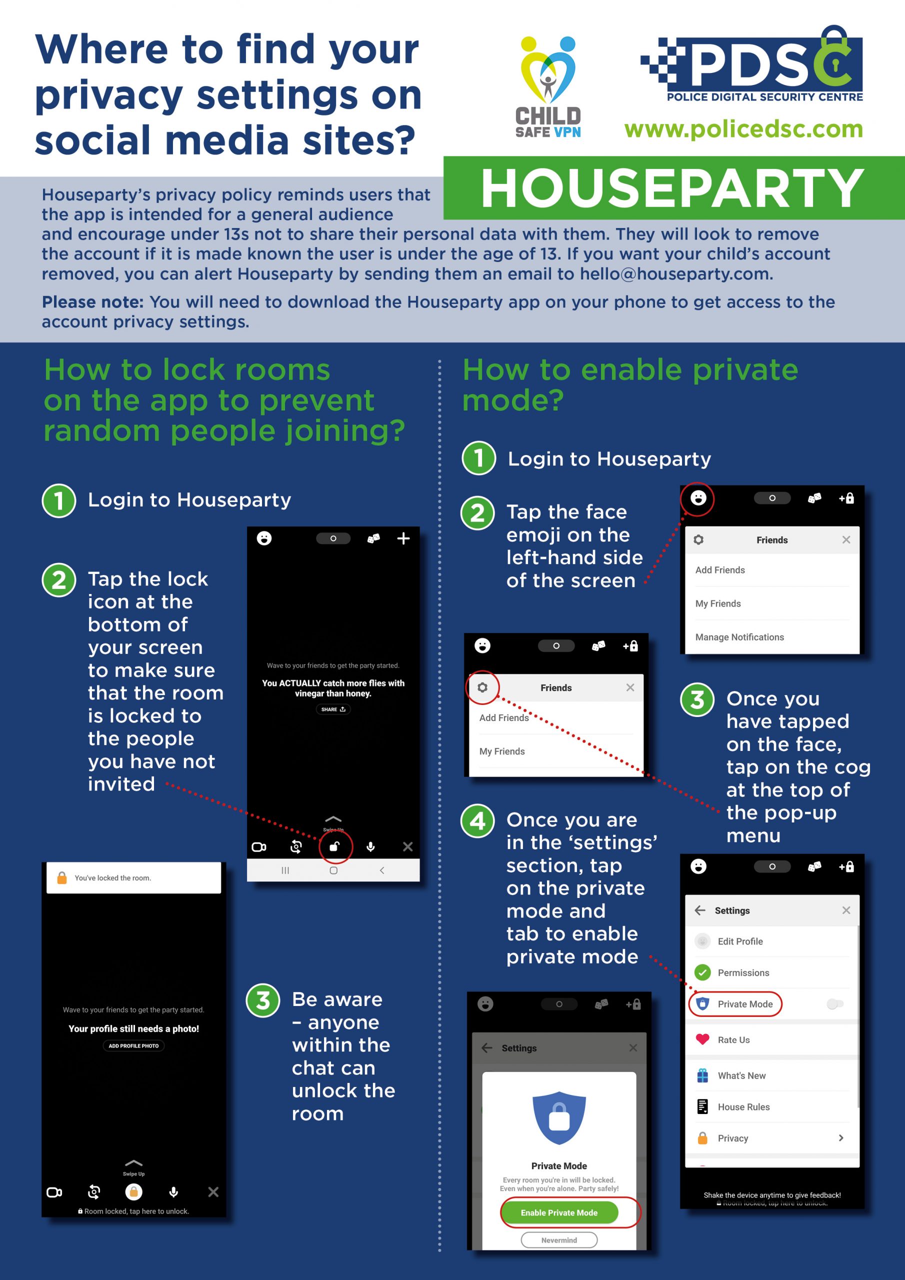 Social media changing privacy settings | Lucy Calnan Design
