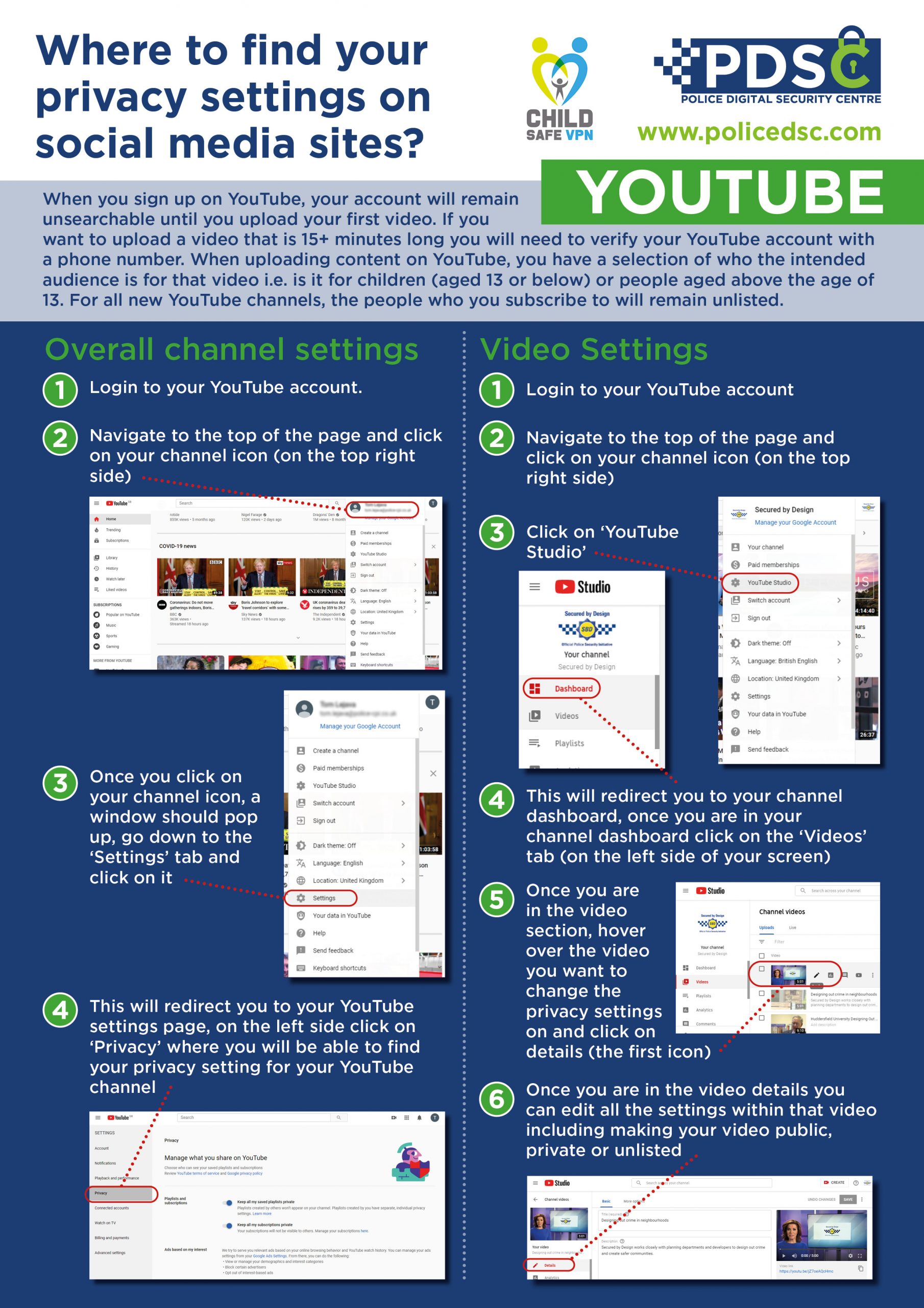 Social media changing privacy settings | Lucy Calnan Design